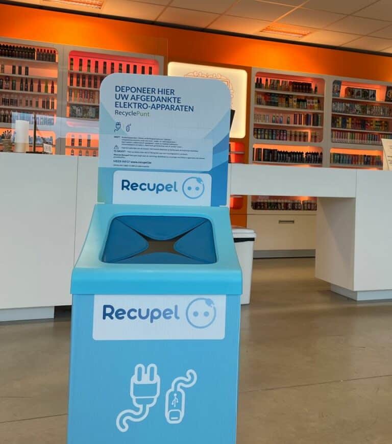 Recyleren bij Vaporshop: van batterijen tot toestellen | Vaporshop.be